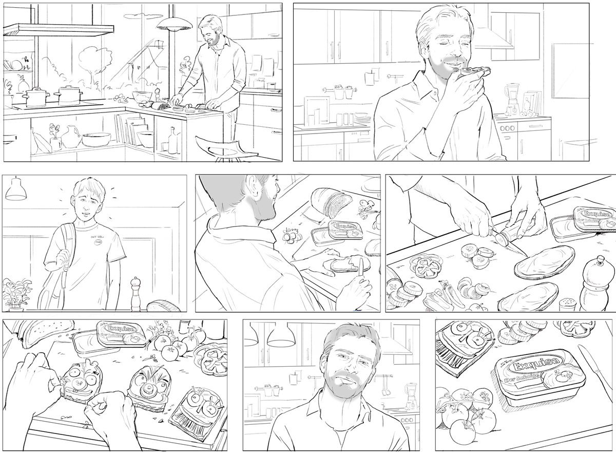 2-Storyboard_llustrationen-food • Sven Maria Schröder Illustration Sven ...